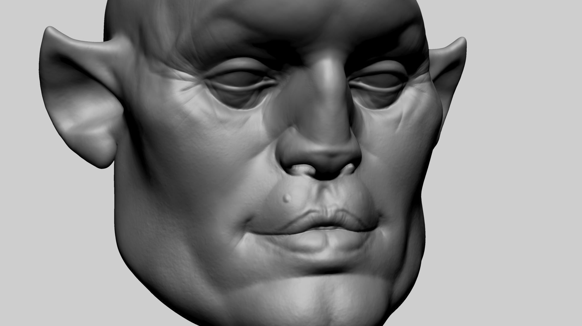 Speed Sculpt Creature Head 3D model | CGTrader