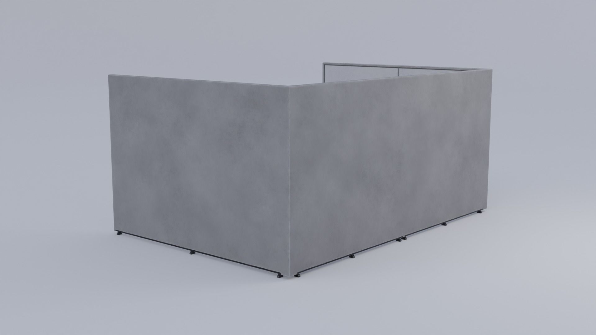 3D model Office Cubicle 4K and 2K Textures VR / AR / low-poly | CGTrader