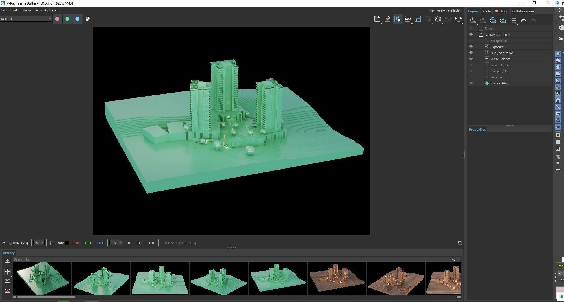 Residential Buildings 3d maquette 3D model | CGTrader