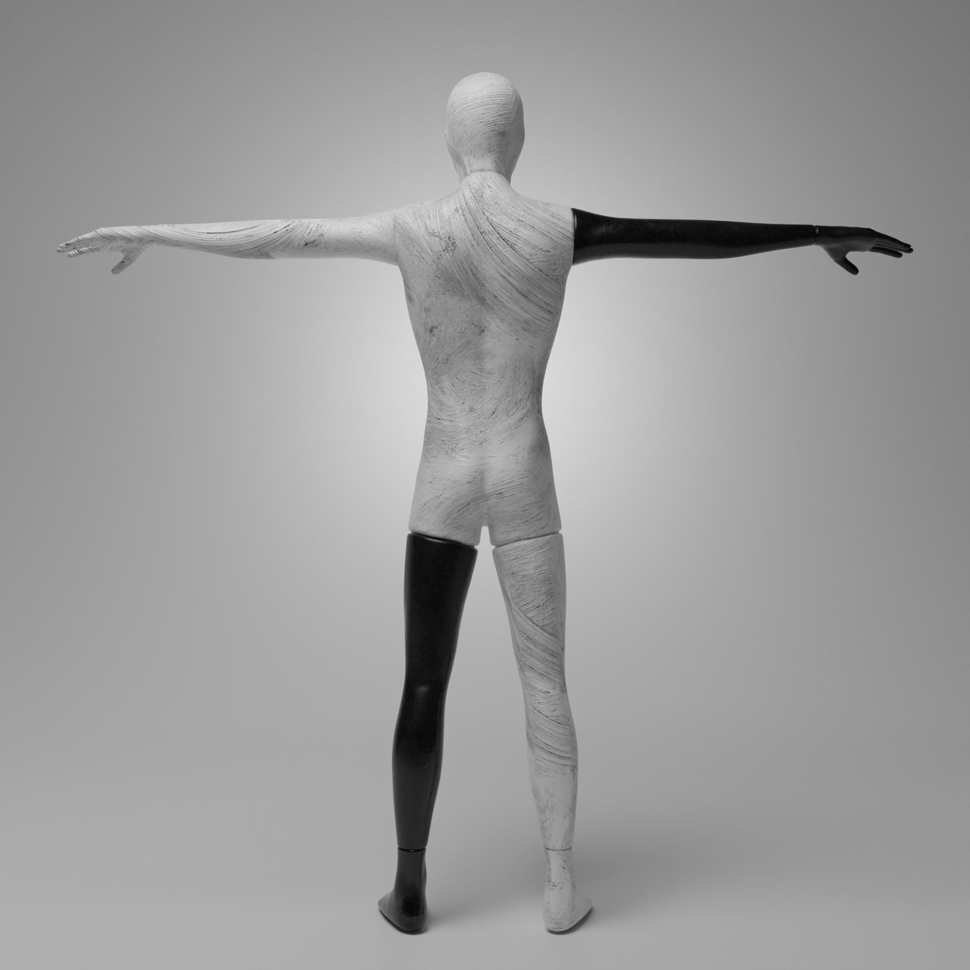 Mannequin Male character custom 3D model rigged | CGTrader