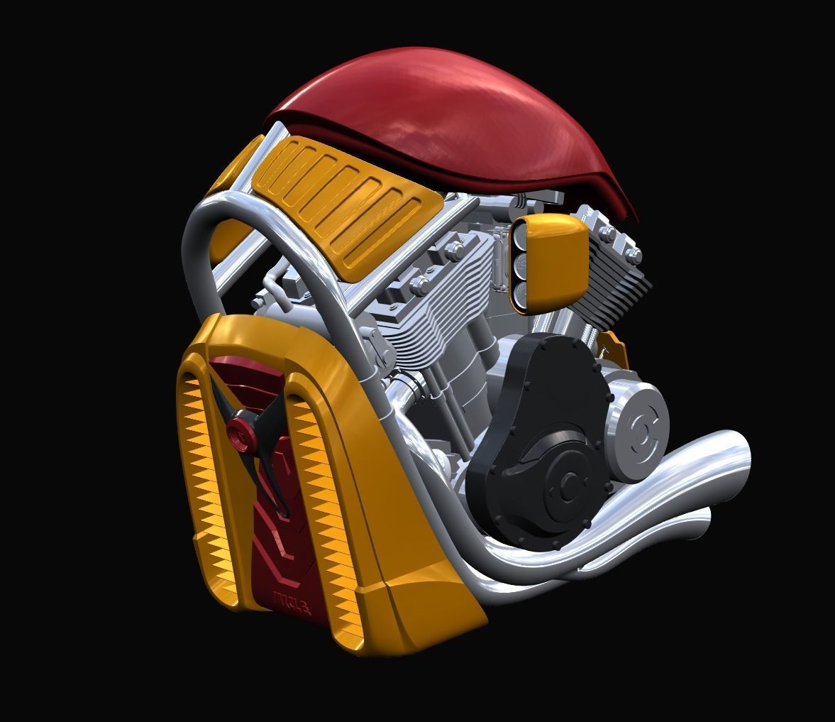 Car Engine 3D model | CGTrader