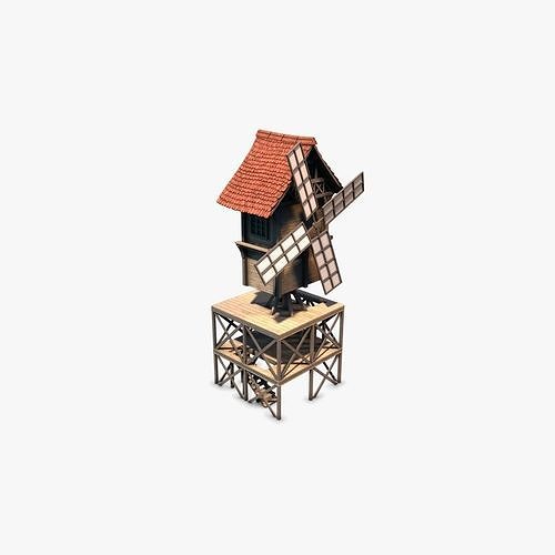 3D model Mill 01 VR / AR / low-poly | CGTrader