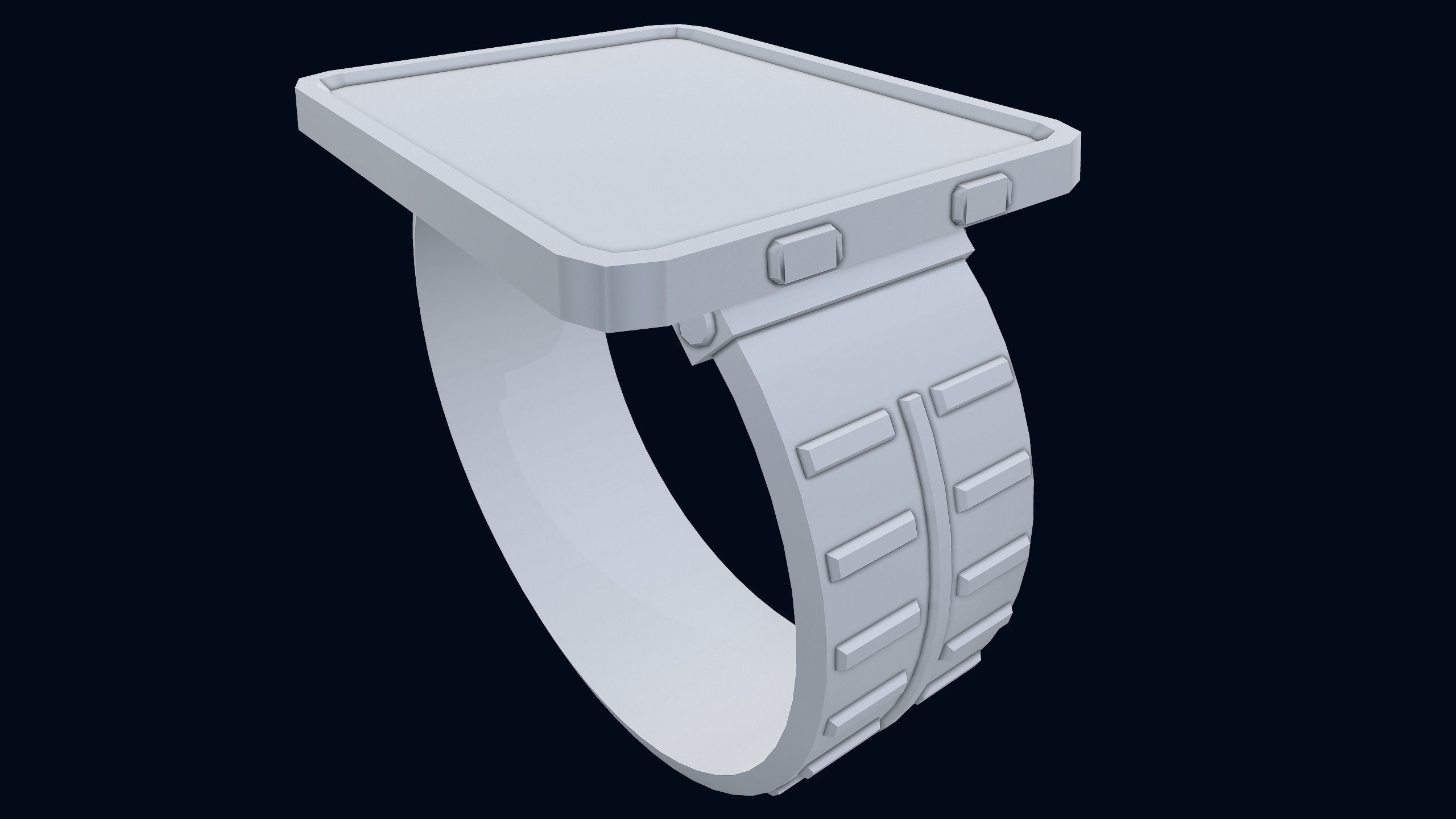 Sci-Fi Wristband Base Mesh 3D model | CGTrader