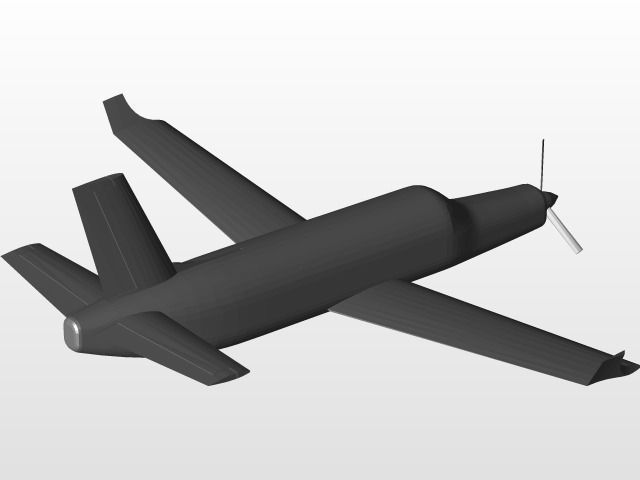 Design of Single Engine Airplane free 3D model | CGTrader