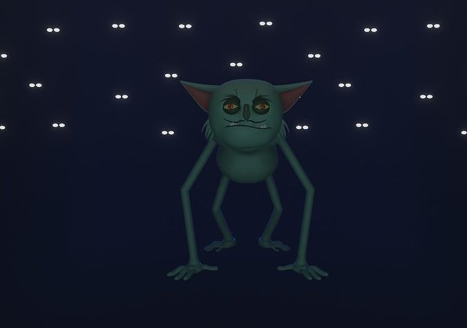 3D model Troll Hunters Goblin character Rigged Model VR / AR / low-poly ...