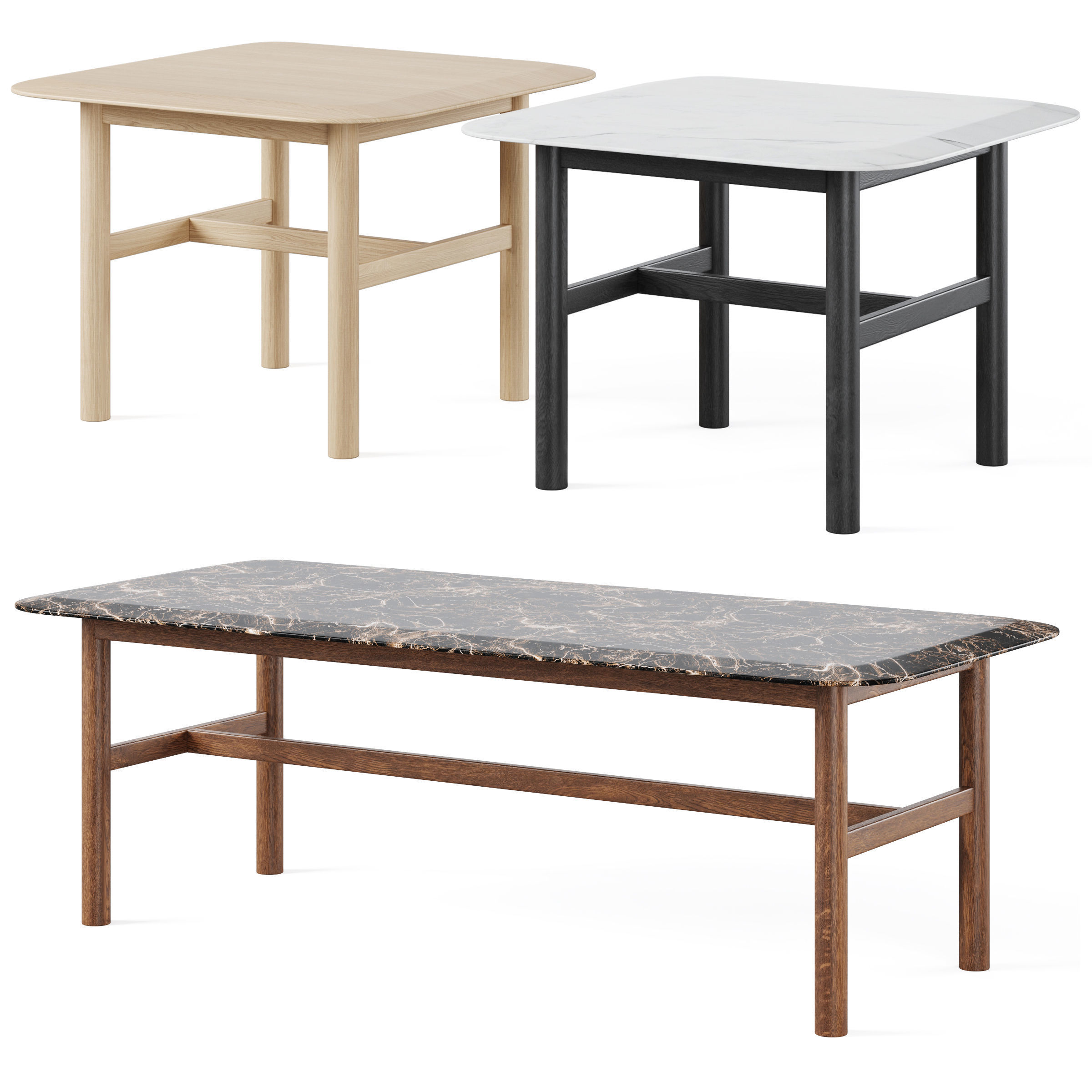 Coffee table HAMMOND by Rowico Home 3D model | CGTrader