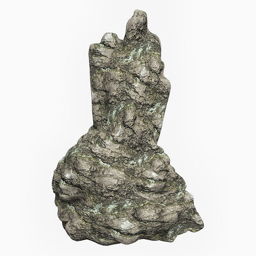 3D model Low Poly Rock Cliff 06 VR / AR / low-poly | CGTrader
