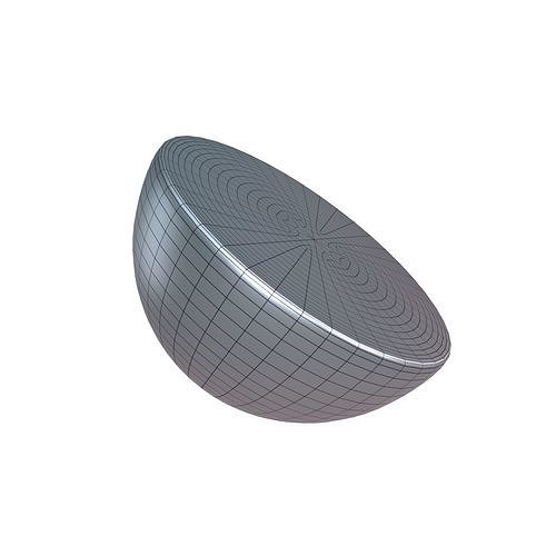 3D model Half Sphere Geometric Shape v1 006 VR / AR / low-poly | CGTrader