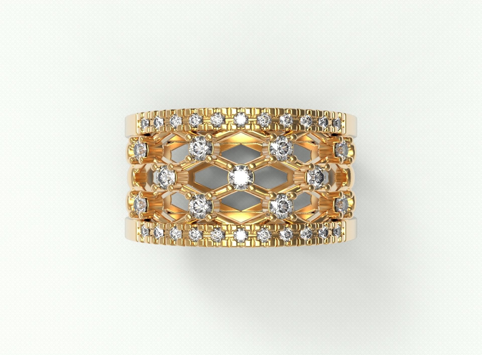 ring weaving 3D model 3D printable | CGTrader