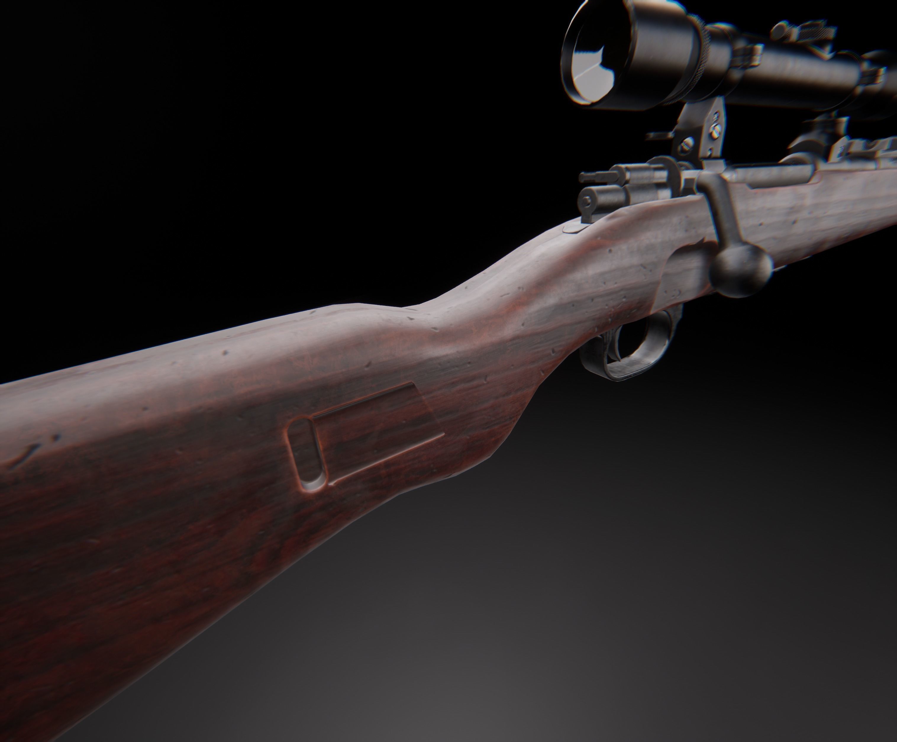 3D model AAA KAR 98 Game Ready PBR VR / AR / low-poly | CGTrader