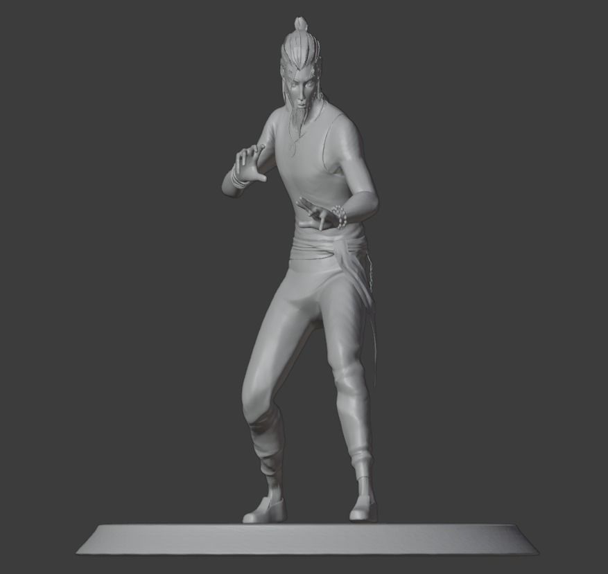 SIFU game character 3D model 3D printable | CGTrader