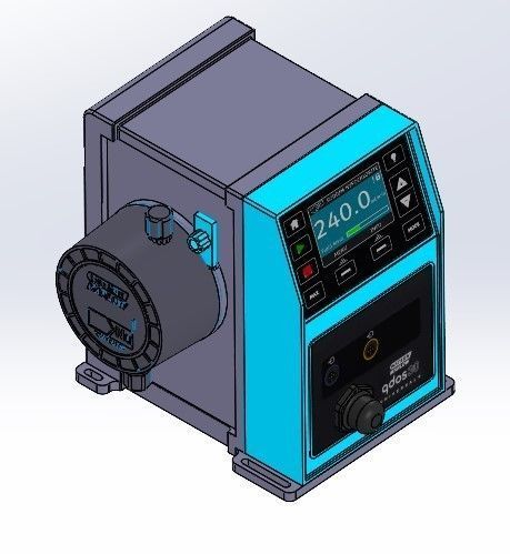 Chemical Dosing Metering pump Watson Marlow Qdos 3D model | CGTrader