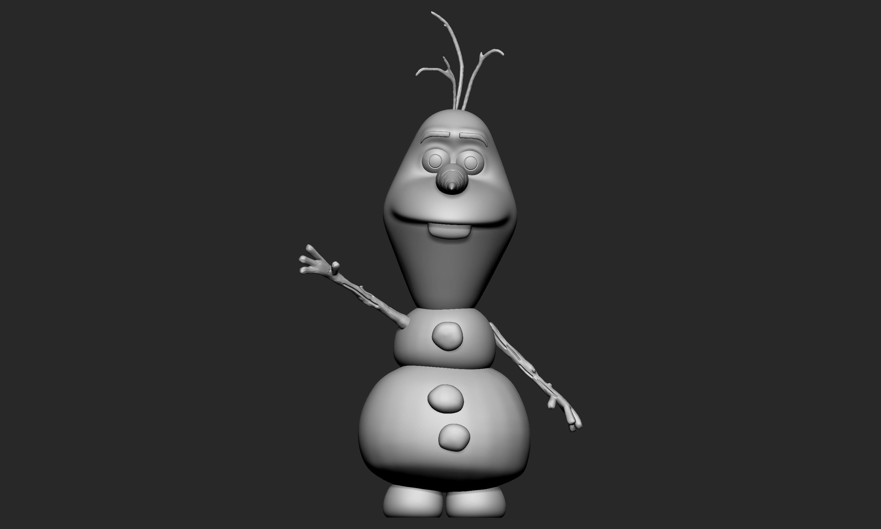 OLAF - DISNEY - FROZEN free 3D model 3D printable | CGTrader