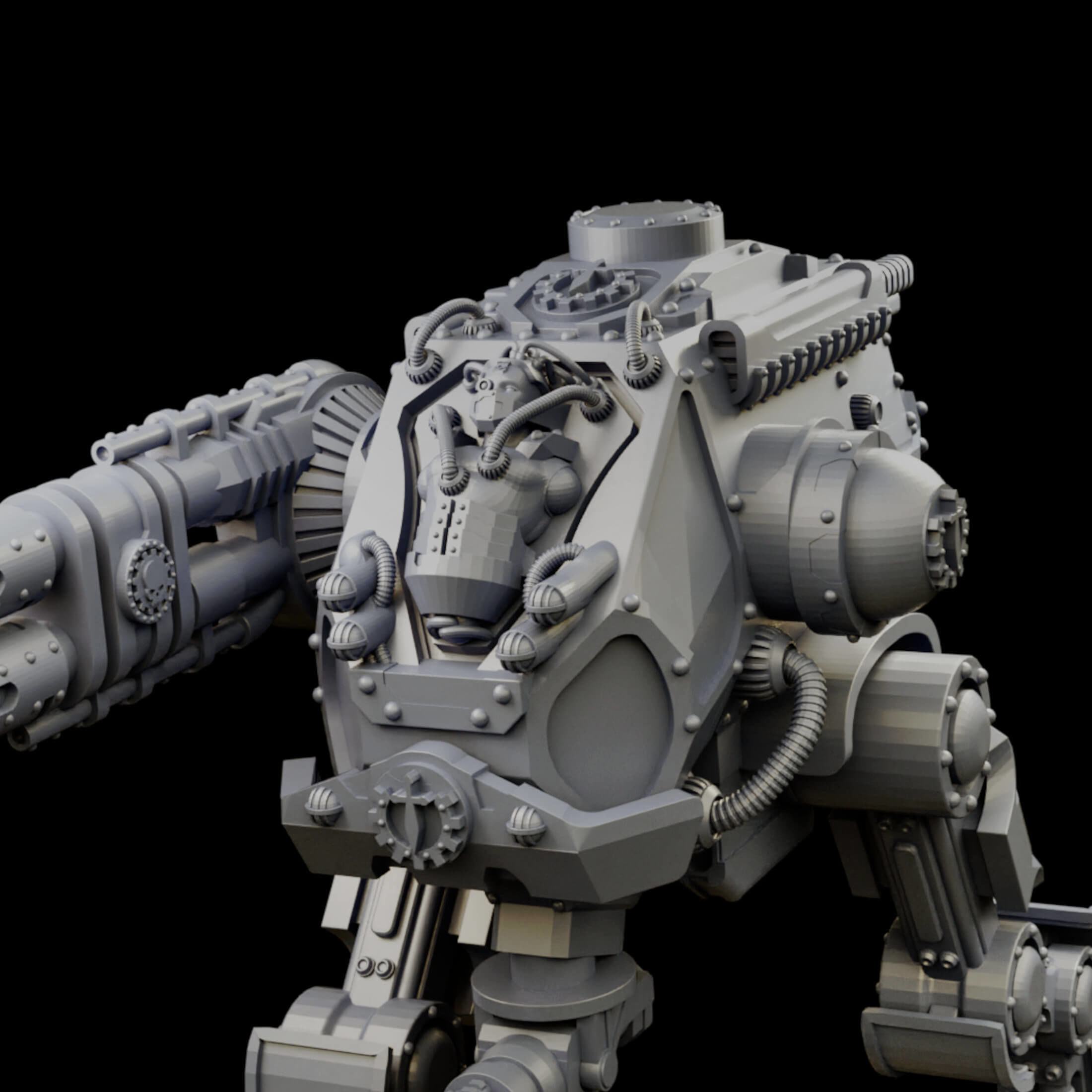 Iron Strider Sentinel Weapons Platform Wargame Proxy 3D model 3D ...