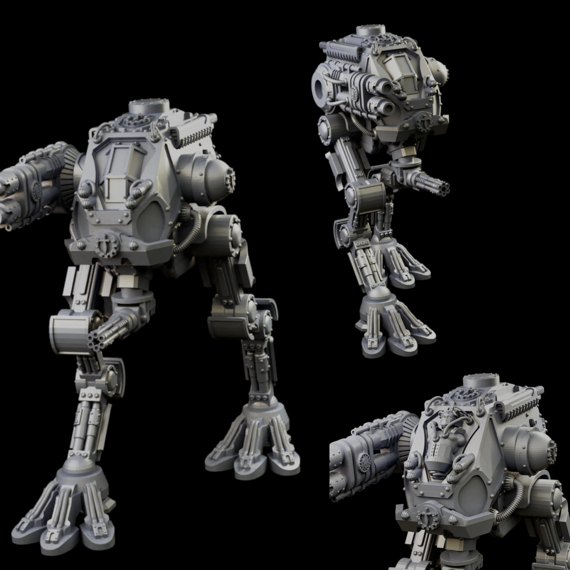 Iron Strider Sentinel Weapons Platform Wargame Proxy 3D model 3D ...