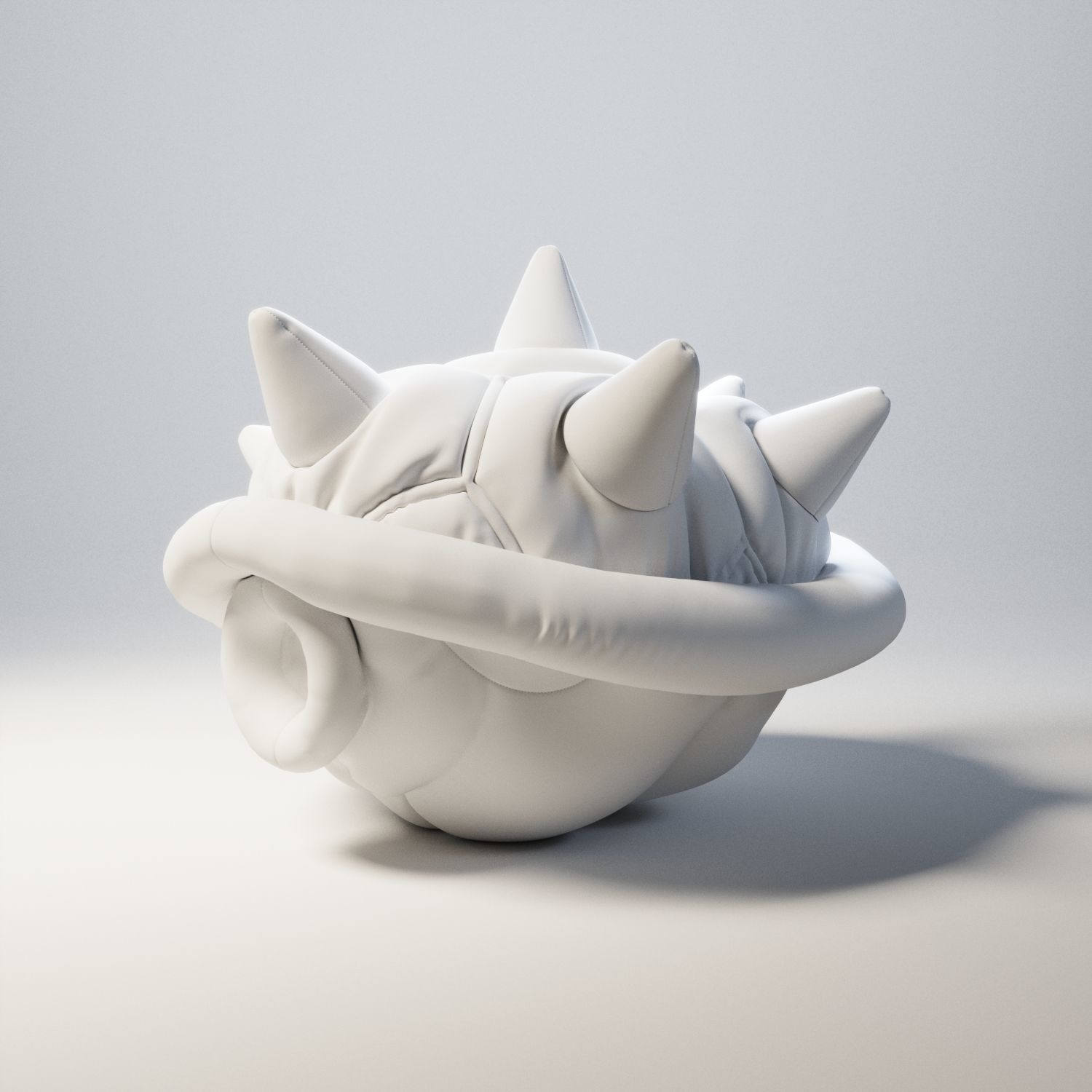 Mario Kart Blue Shell plush 3D model | CGTrader