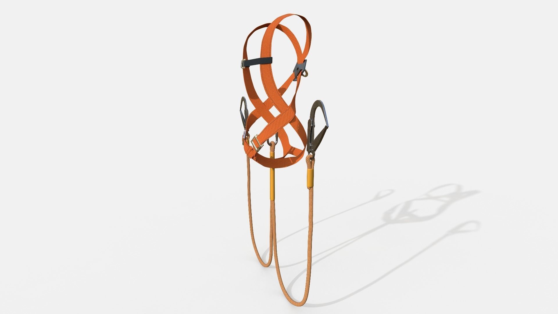 3D model Worker Harness with rope VR / AR / low-poly | CGTrader
