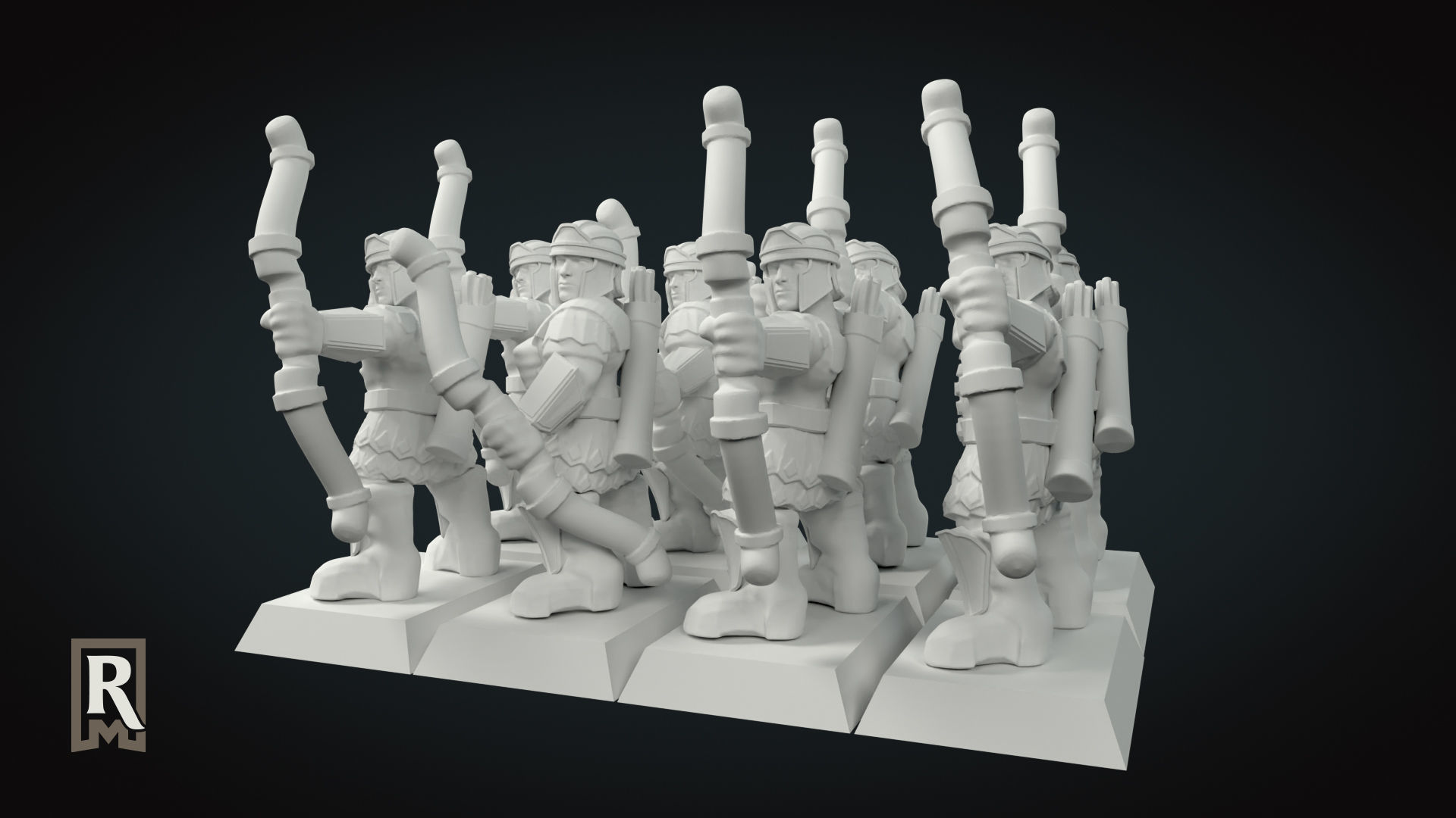 6mm Imperial Archers Unit Pack 3D model 3D printable | CGTrader