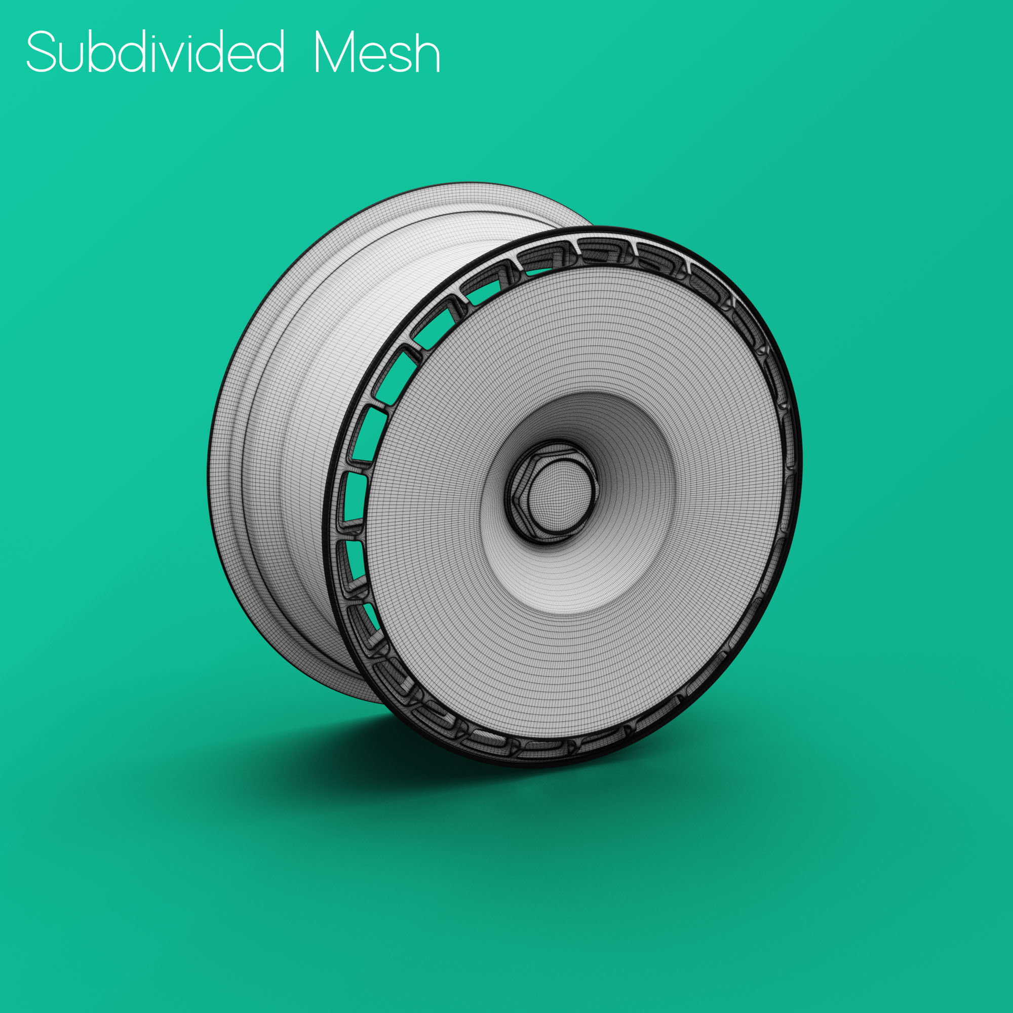 Rotiform Aerodisc Turbofan Rim 3D Model and Designs 3D model | CGTrader