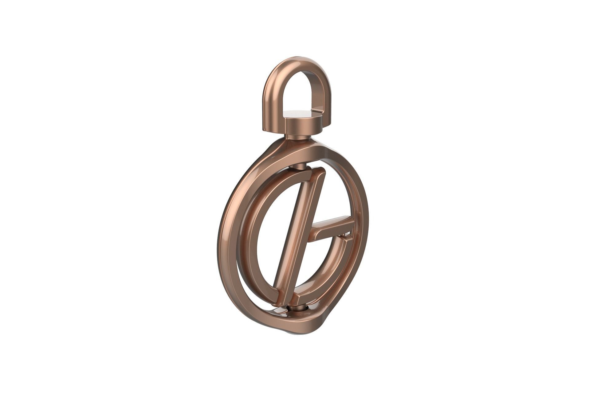 Logo Keychain 3D model 3D printable | CGTrader