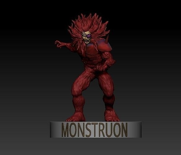 Monstruon - Monstar 3D model 3D printable | CGTrader