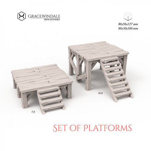 Performance Stage 3D model 3D printable | CGTrader