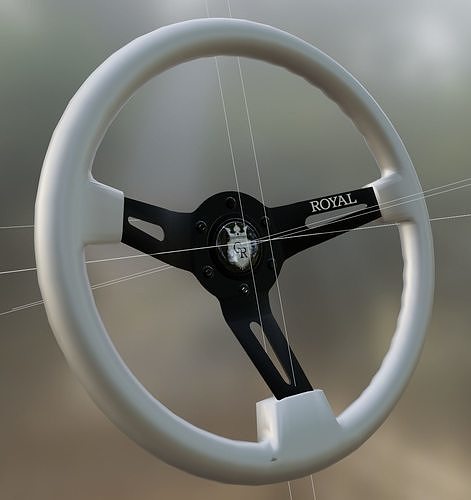 3D model Grip Royal Steering Wheel VR / AR / low-poly | CGTrader