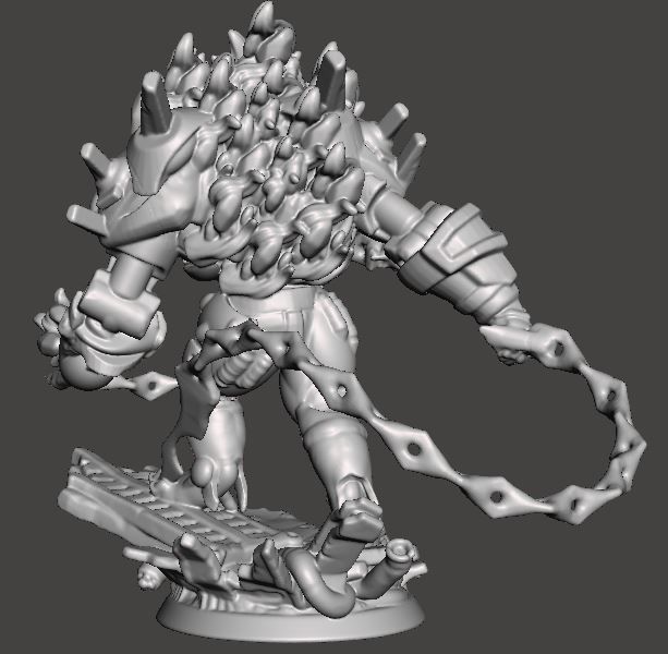 Lancer-Horus Balor 28mm scale miniature 3D model 3D printable | CGTrader