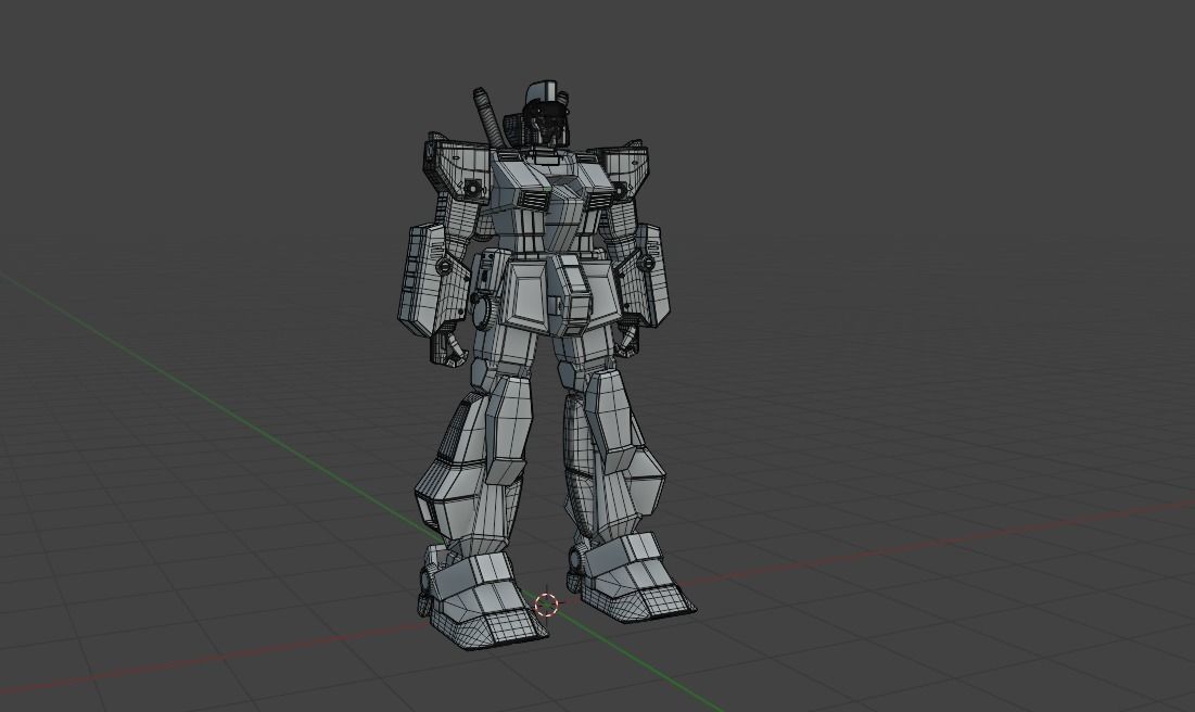 Gundam Alex robot 3d model 3D model | CGTrader