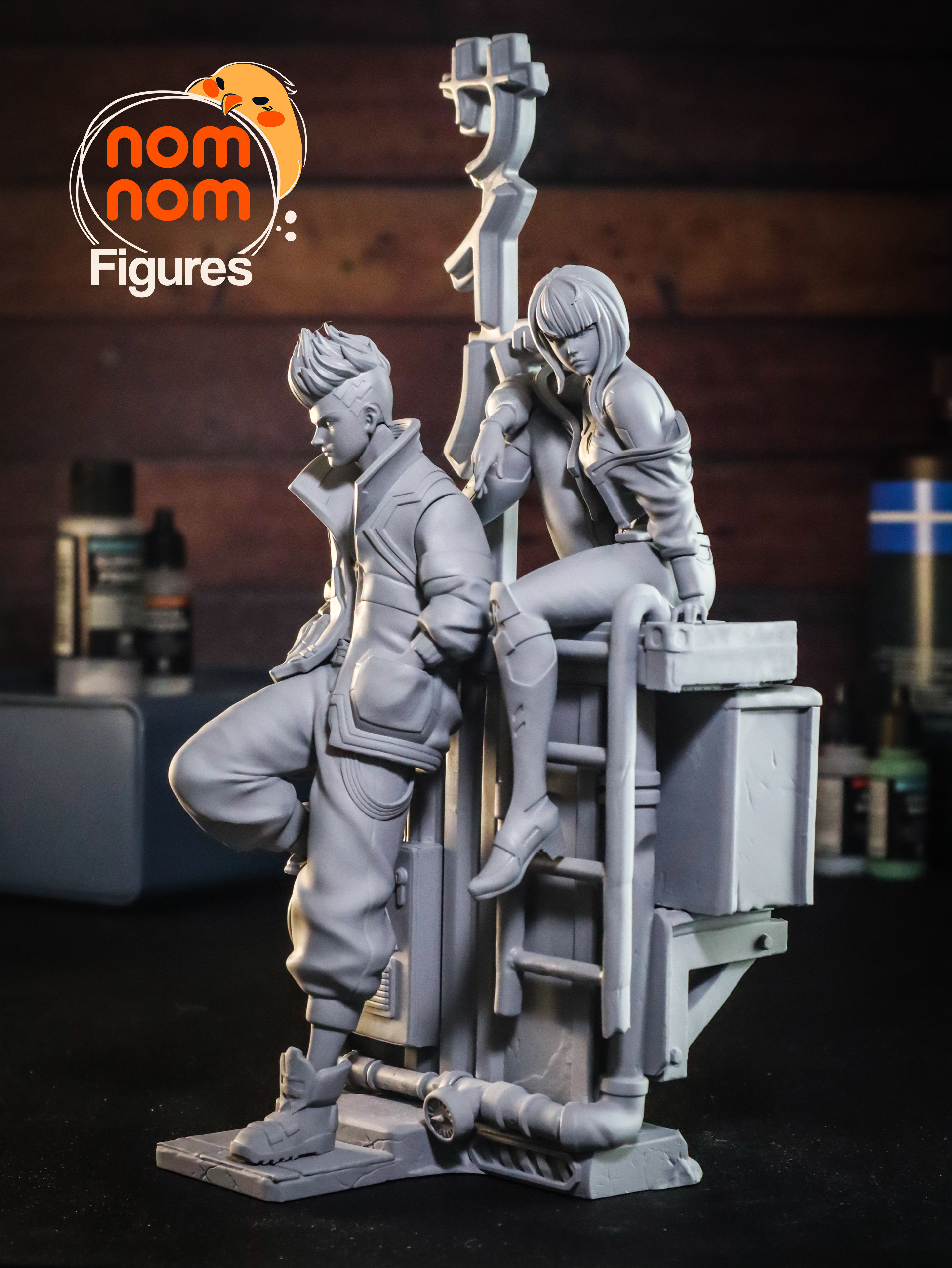 Lucy x David Cyberpunk Edgerunners 3D model 3D printable | CGTrader