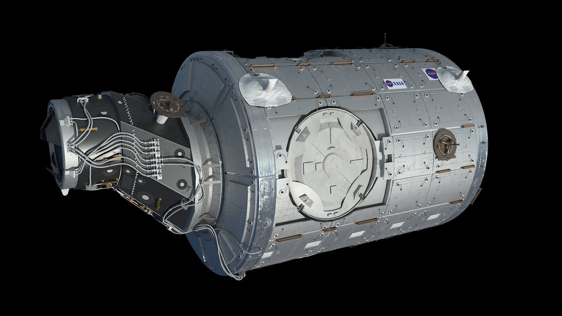 High quality 3D model Tranquility Node3 ISS module 3D model | CGTrader