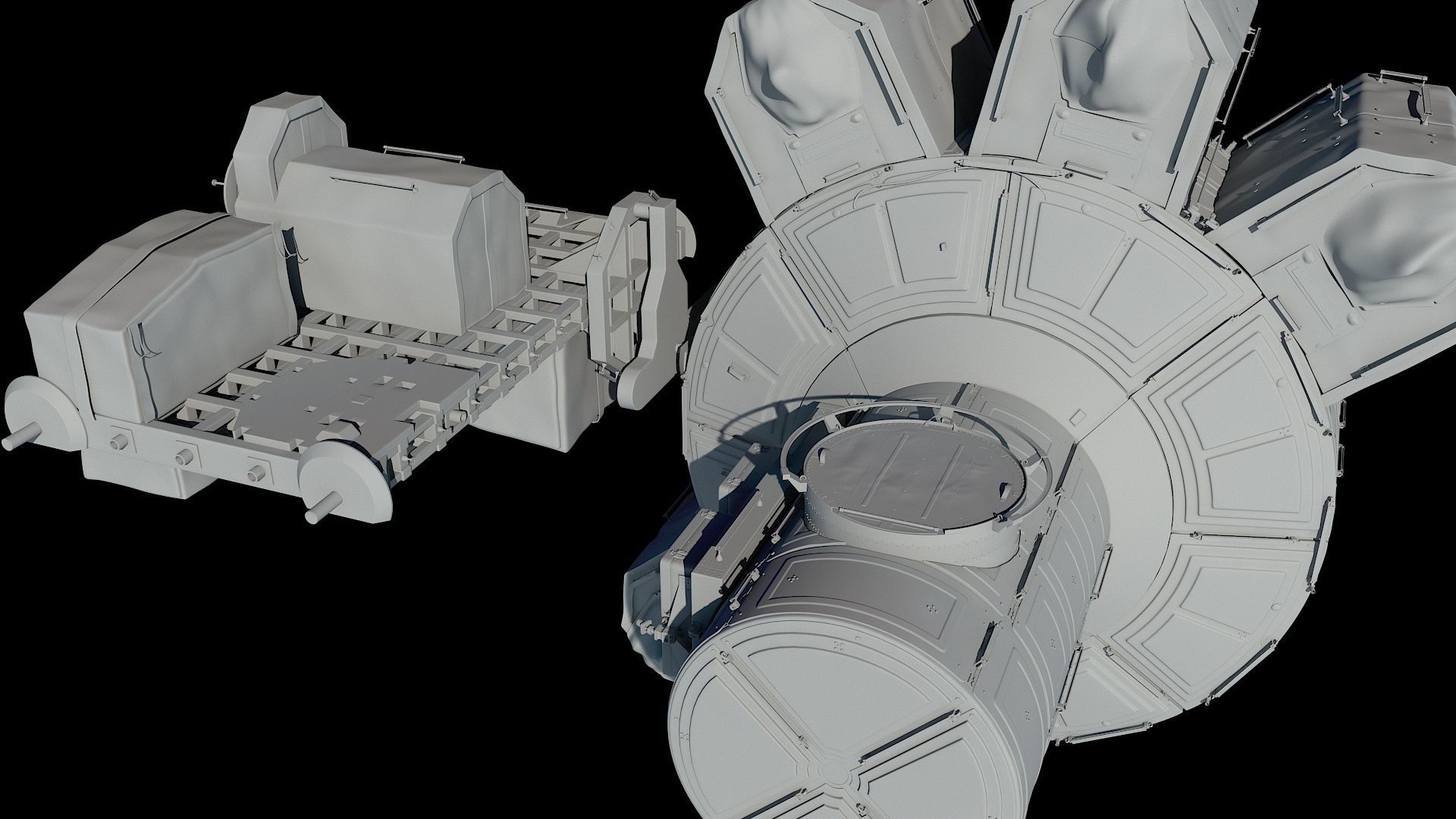 High quality 3D model Quest Airlock ISS module 3D model | CGTrader
