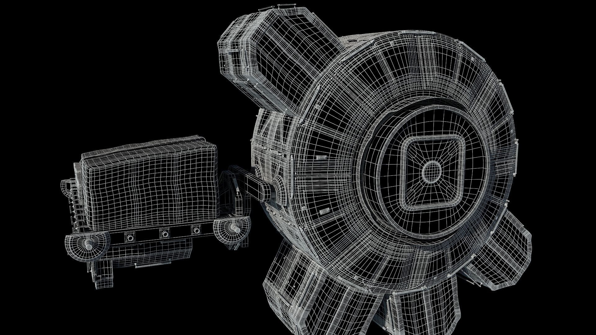 High quality 3D model Quest Airlock ISS module 3D model | CGTrader