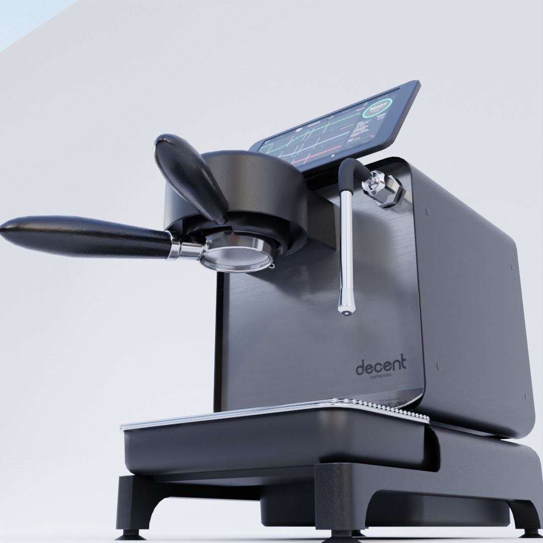 3D model Espresso Coffee Machine - Decent Espresso VR / AR / low-poly ...