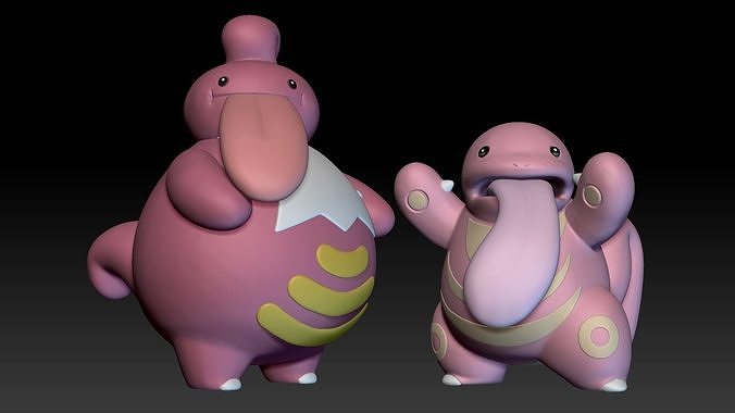 Pokemon Lickitung Lickilicky 3D model 3D printable | CGTrader