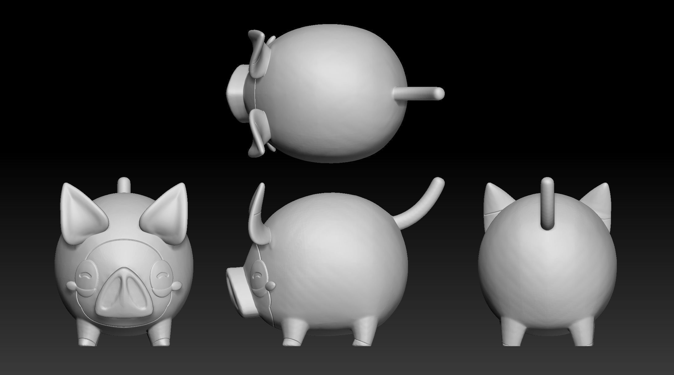 Pokemon Lechonk Oinkologne 3D model 3D printable | CGTrader