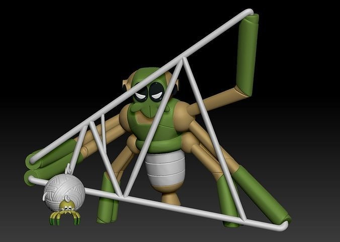 Pokemon Tarountula Spidops 3D model 3D printable | CGTrader