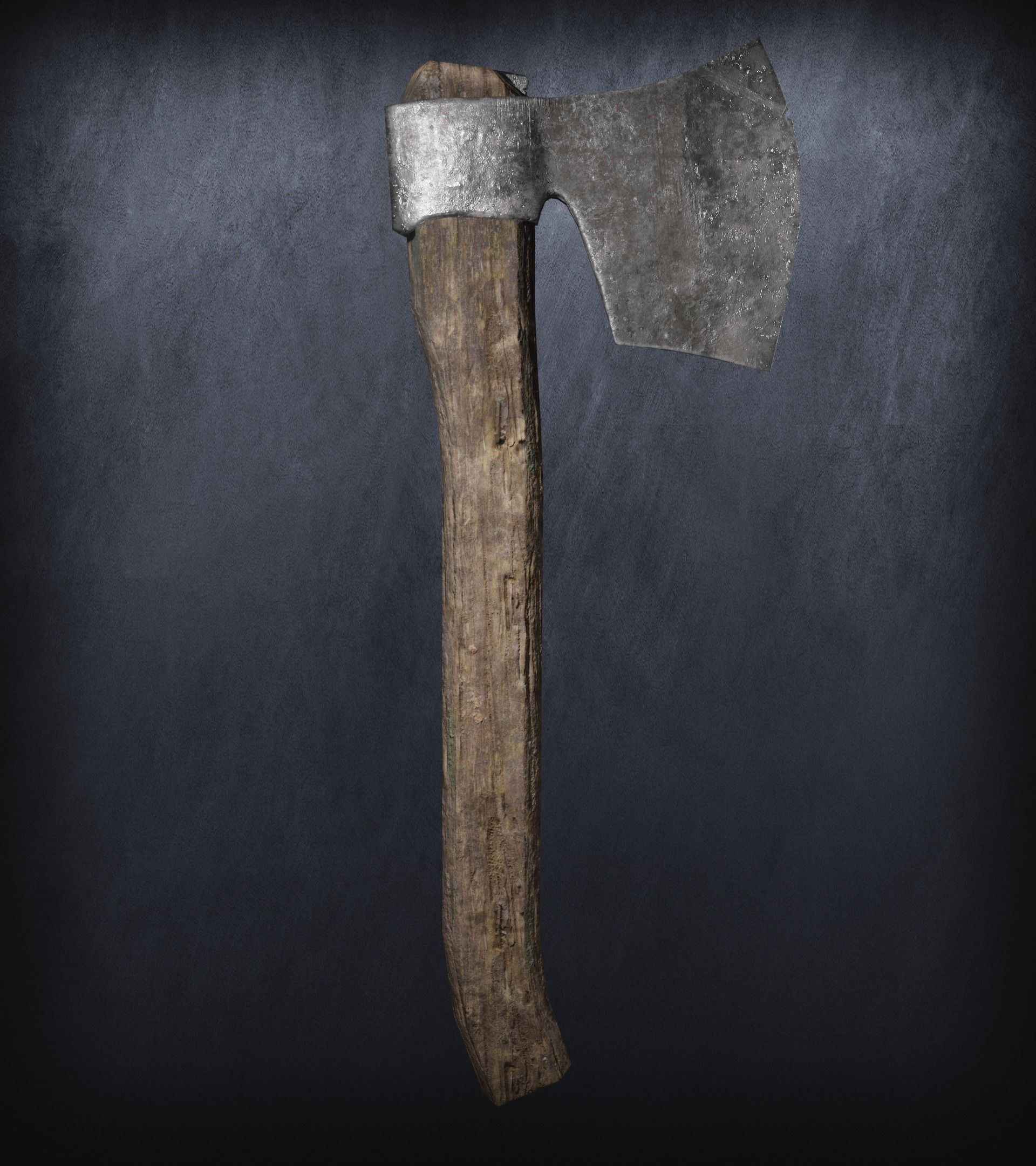 3D model Old Bloody Axe VR / AR / low-poly | CGTrader