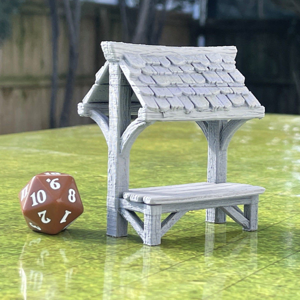 Modular Market Stall 3D model 3D printable | CGTrader