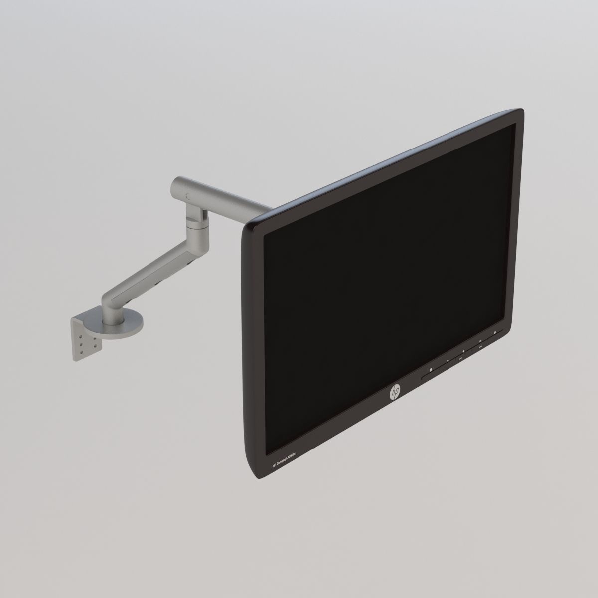 Flo Monitor Support Stand 3D model | CGTrader