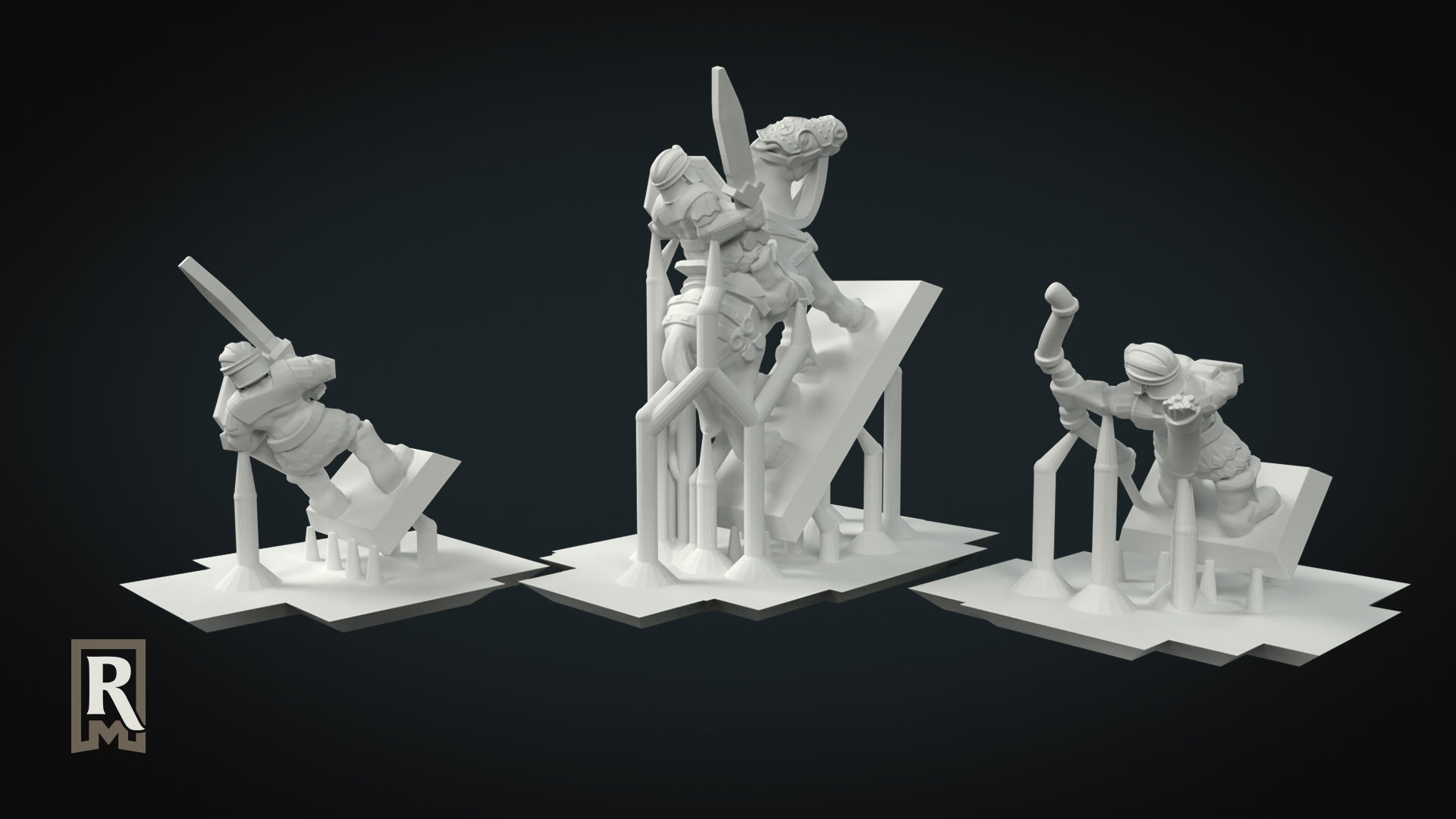 SAMPLE PACK 6mm Imperials free 3D model 3D printable | CGTrader