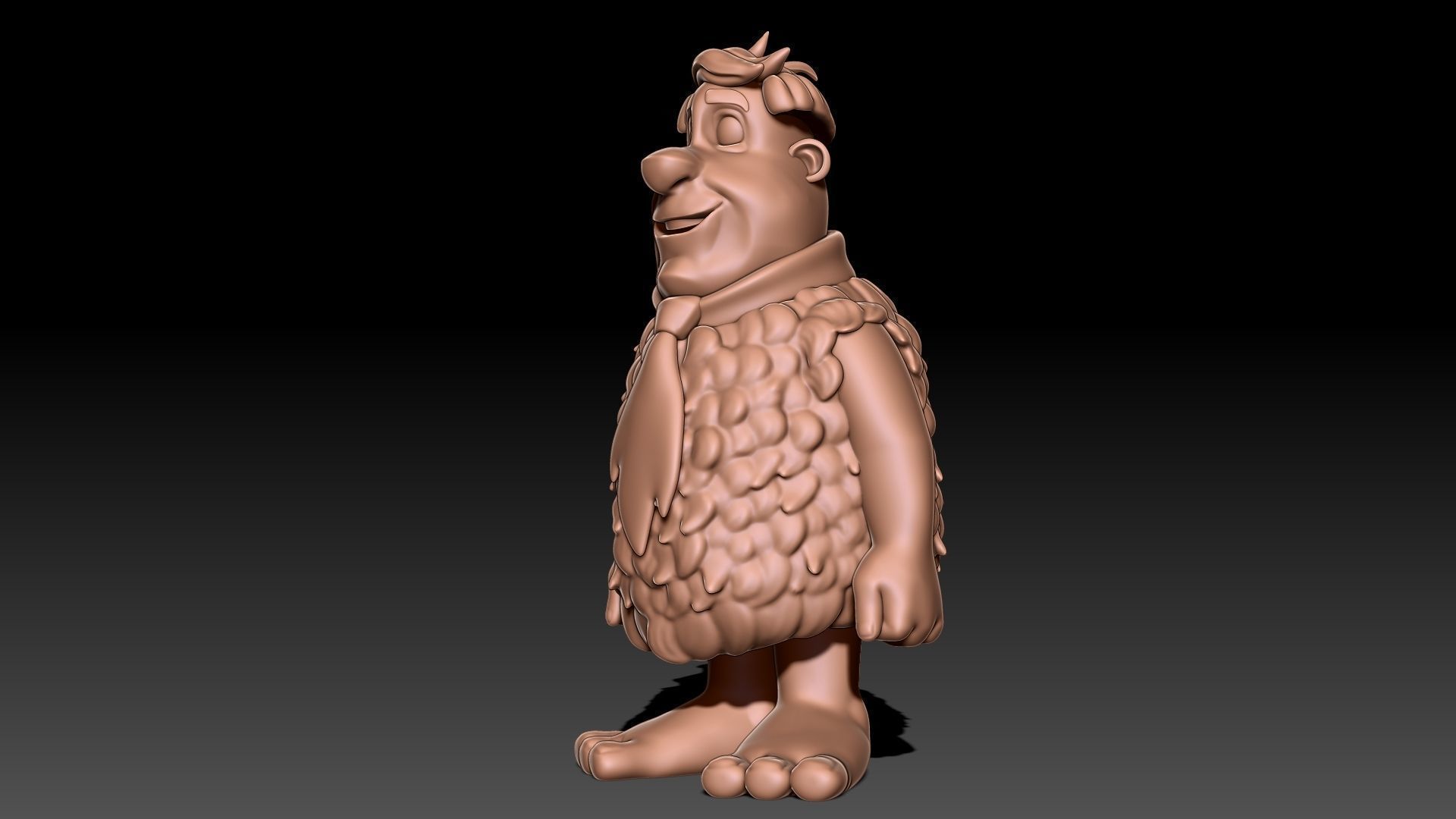 Fred Flintstone 3D model 3D printable | CGTrader