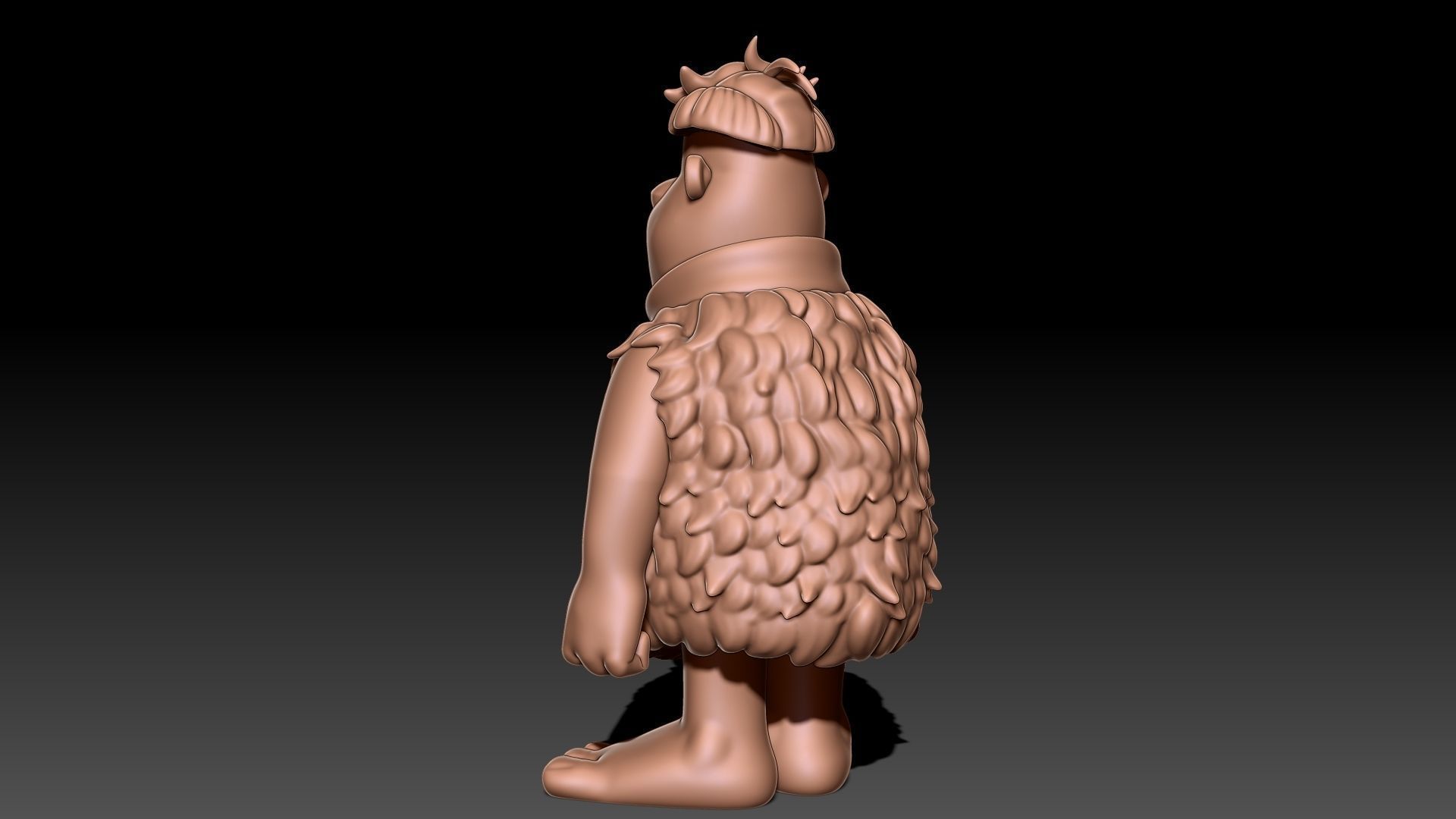 Fred Flintstone 3D model 3D printable | CGTrader