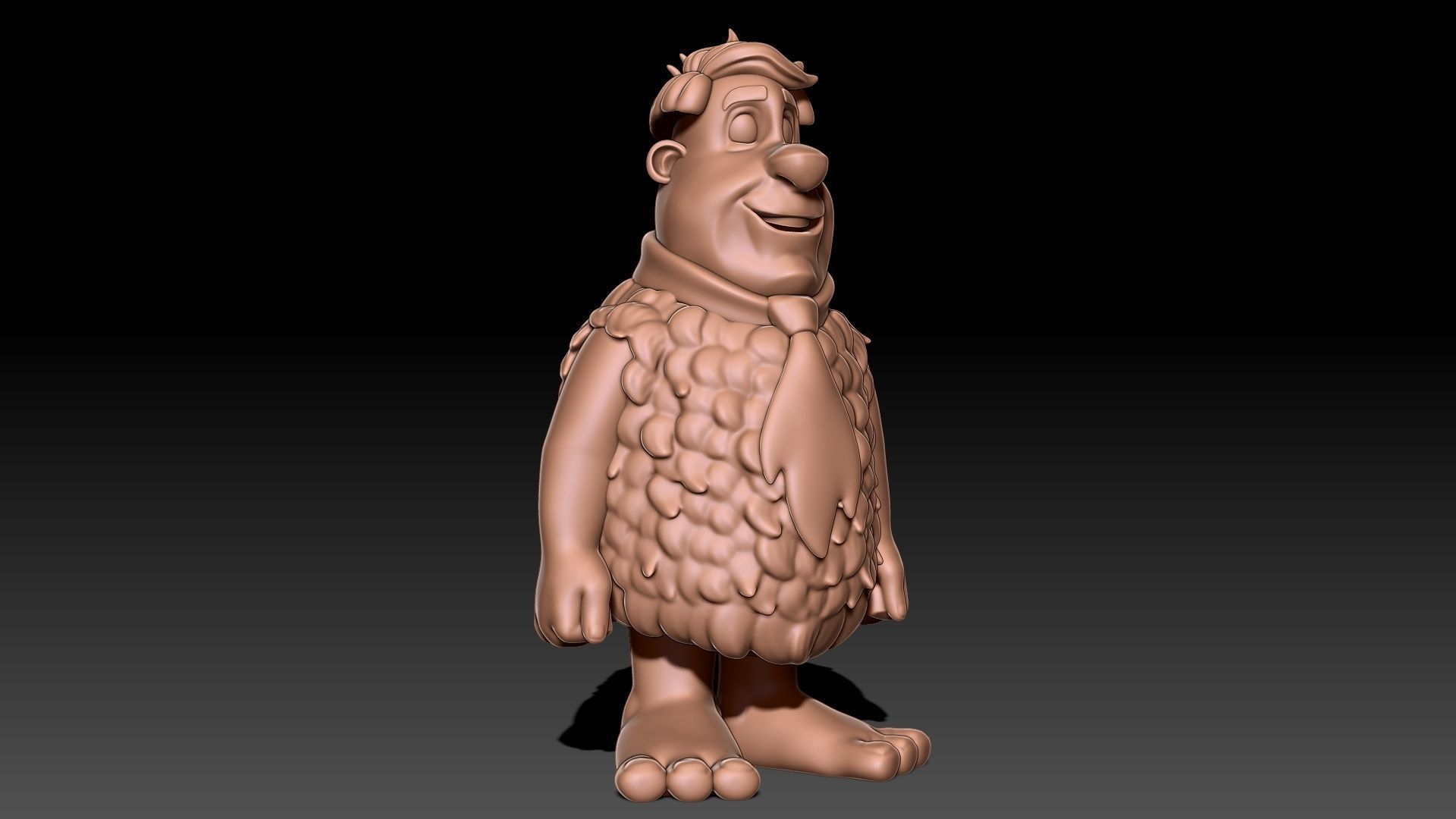 Fred Flintstone 3D model 3D printable | CGTrader