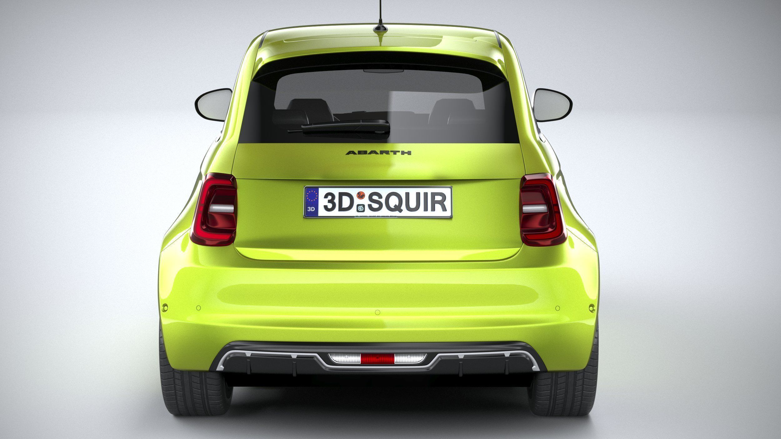 Fiat 500e Abarth 2023 3D model | CGTrader