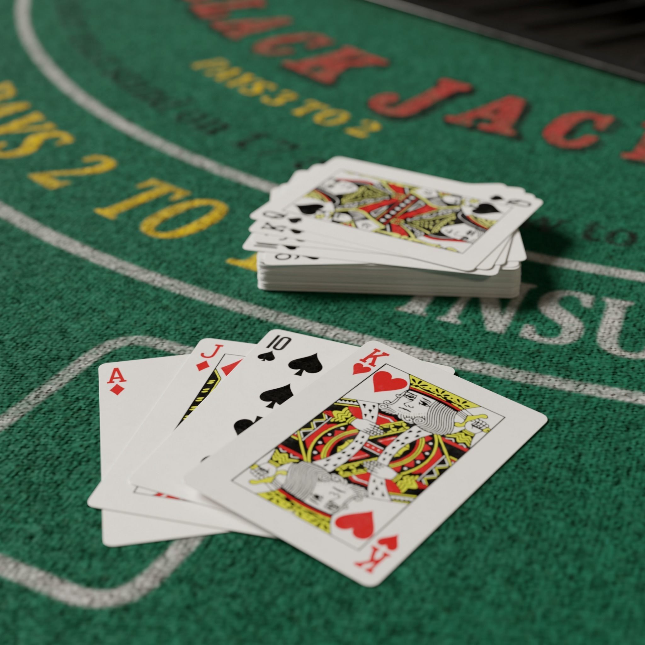 3D model Playing Cards 3D VR / AR / low-poly | CGTrader