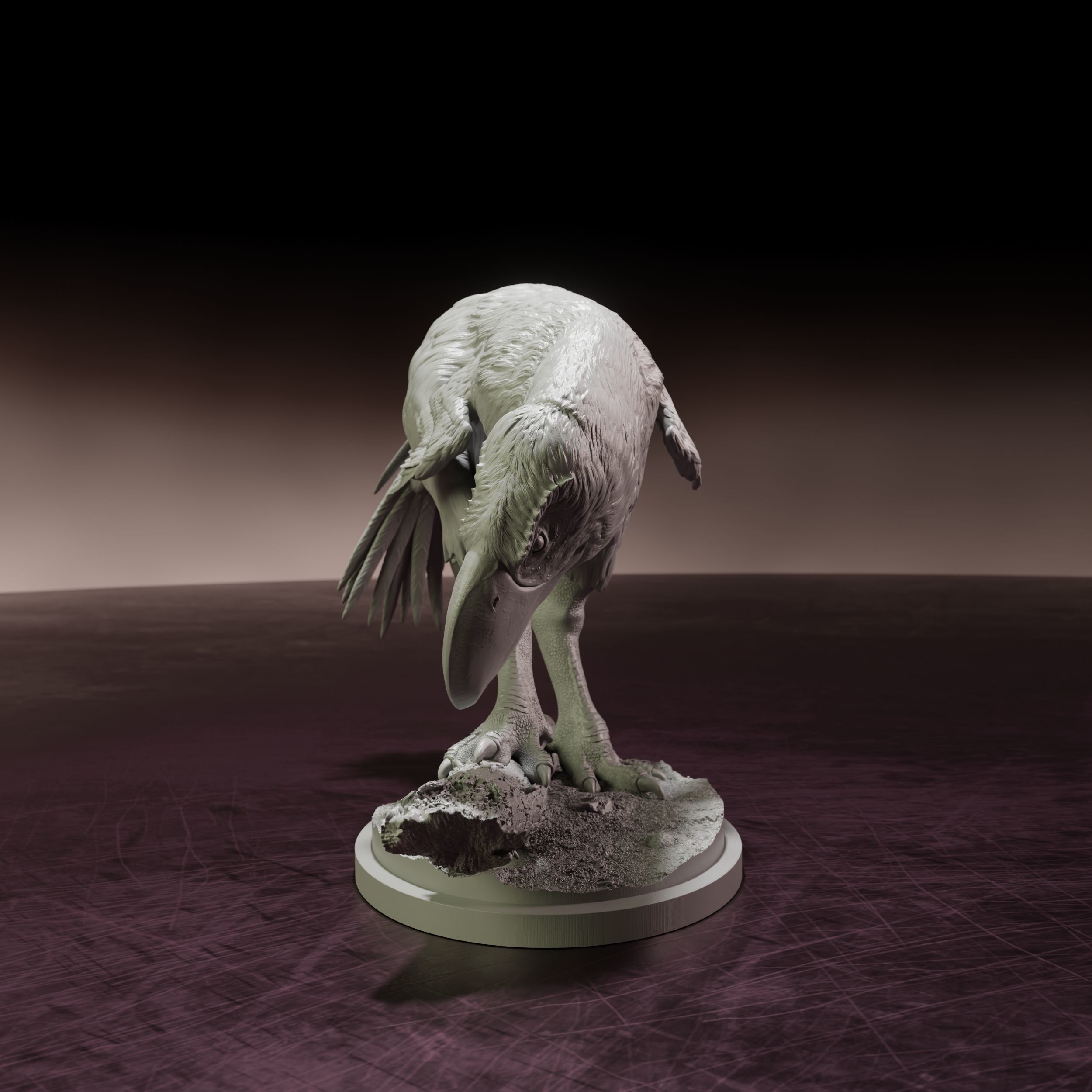 Brontornis searching - pre-supported prehistoric bird 3D model 3D ...