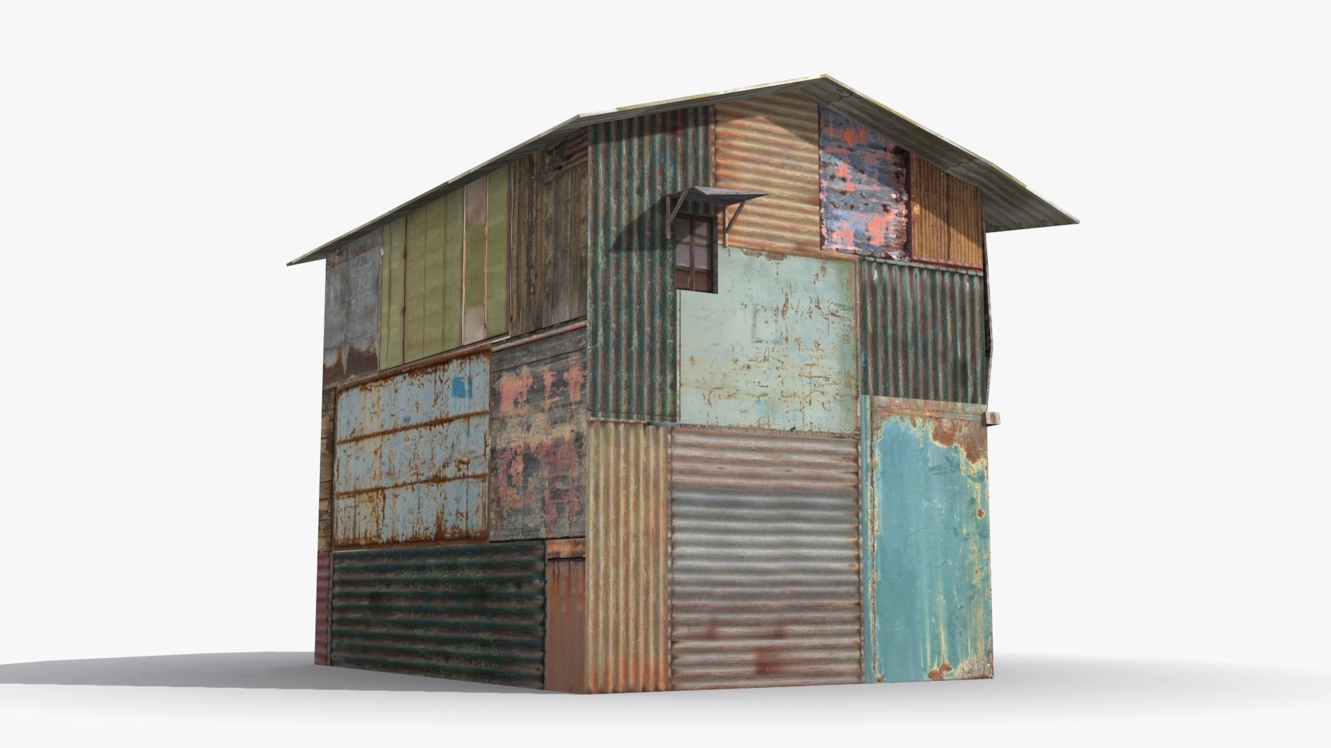 3D model Slum x2 VR / AR / low-poly | CGTrader