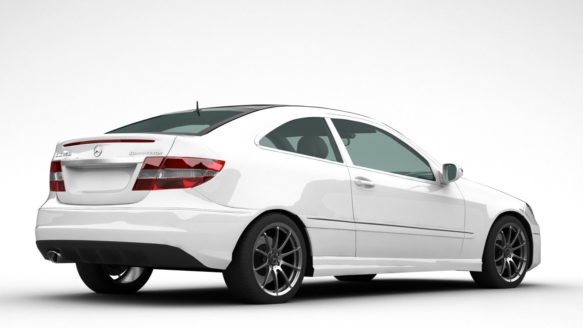 Mercedes Benz CLC Coupe W204 3D model | CGTrader