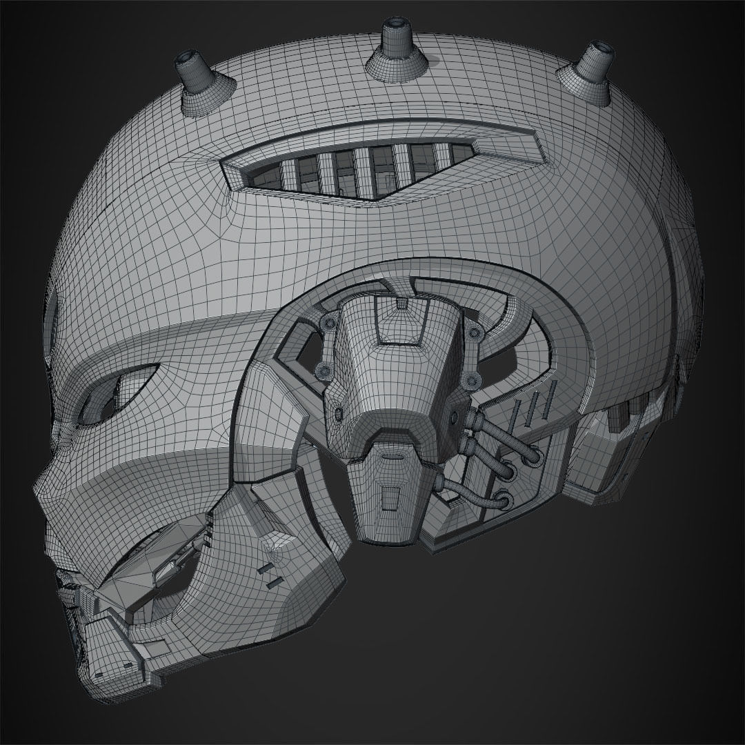 Exo-Stranger Full Armor and Rifle for Cosplay 3D Model Collection ...